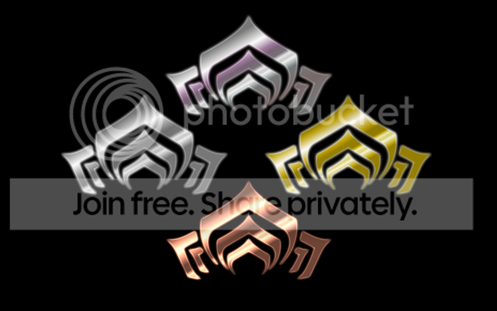 Warframe Tenno Logo We All Lift Together! Took The Tenno Symbol To The