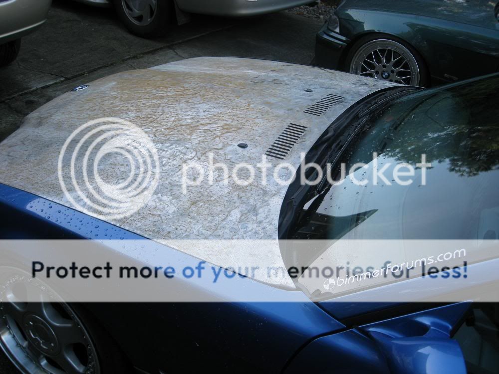 New rusted hood on e36 for fun