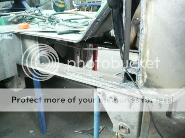 Cracked trailer chassis