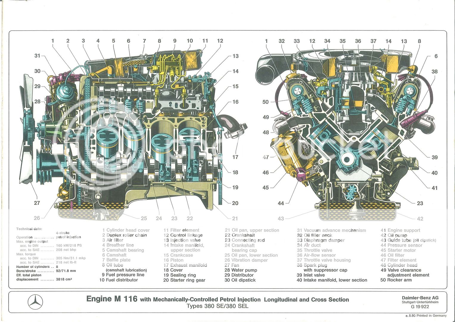Scanned Mercedes cut-away training prints | Mercedes-Benz Forum