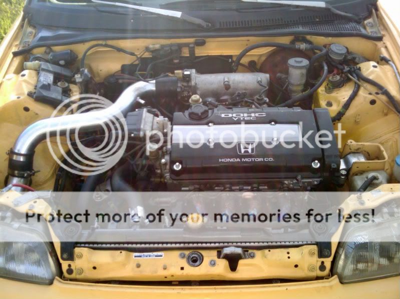 b18a1, b16 tranny, greddy turbo kit install | Honda CRX Forum