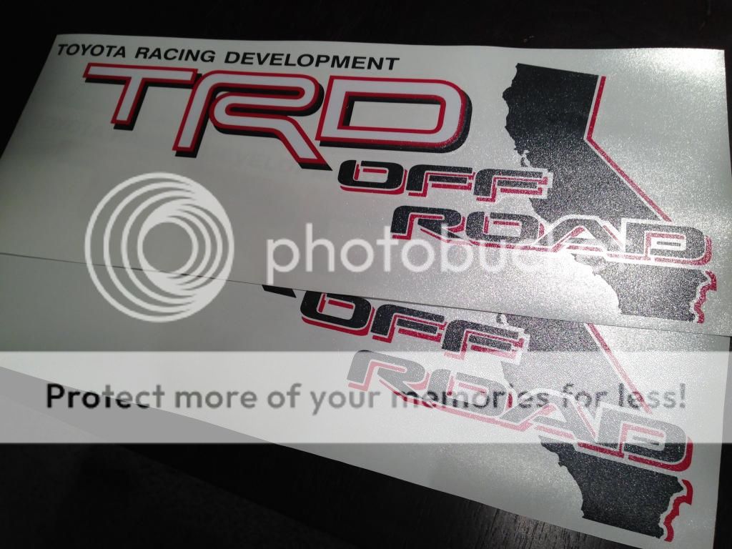 TRD Off Road Decals - Page 3 - Toyota 4Runner Forum - Largest 4Runner Forum